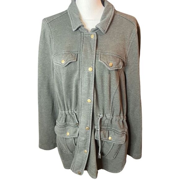 torrid | Jackets & Coats | Torrid Fullzip Utility Cargo Jacket Army ...